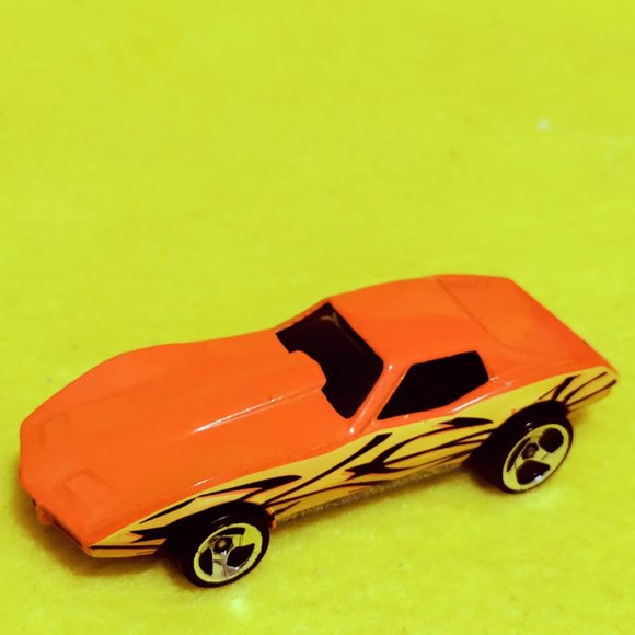 Mattel | Toys | Hot Wheels 975 Corvette Stingray Orange Car | Poshmark
